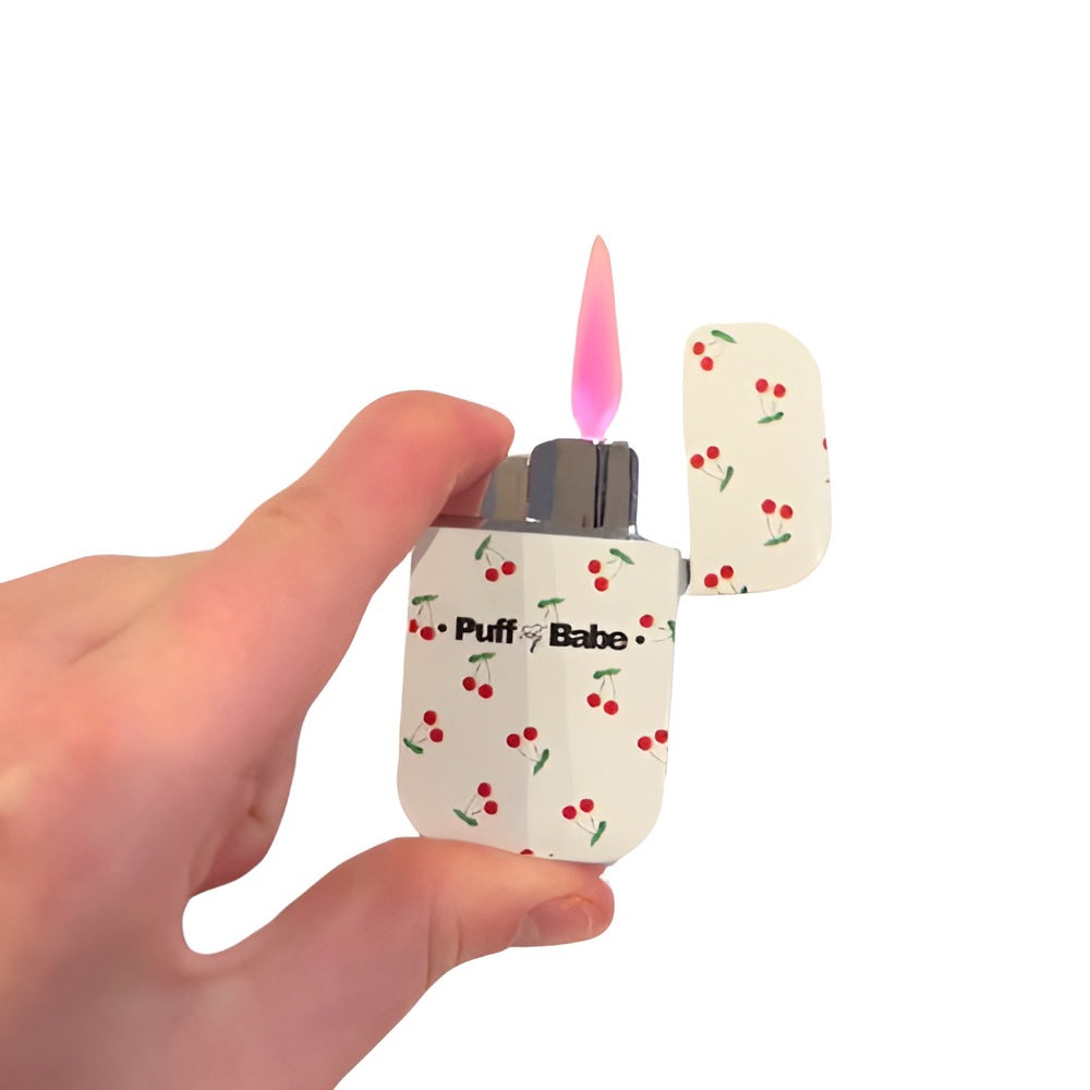 Cherry Zippo-Style Lighter – Puff Babe